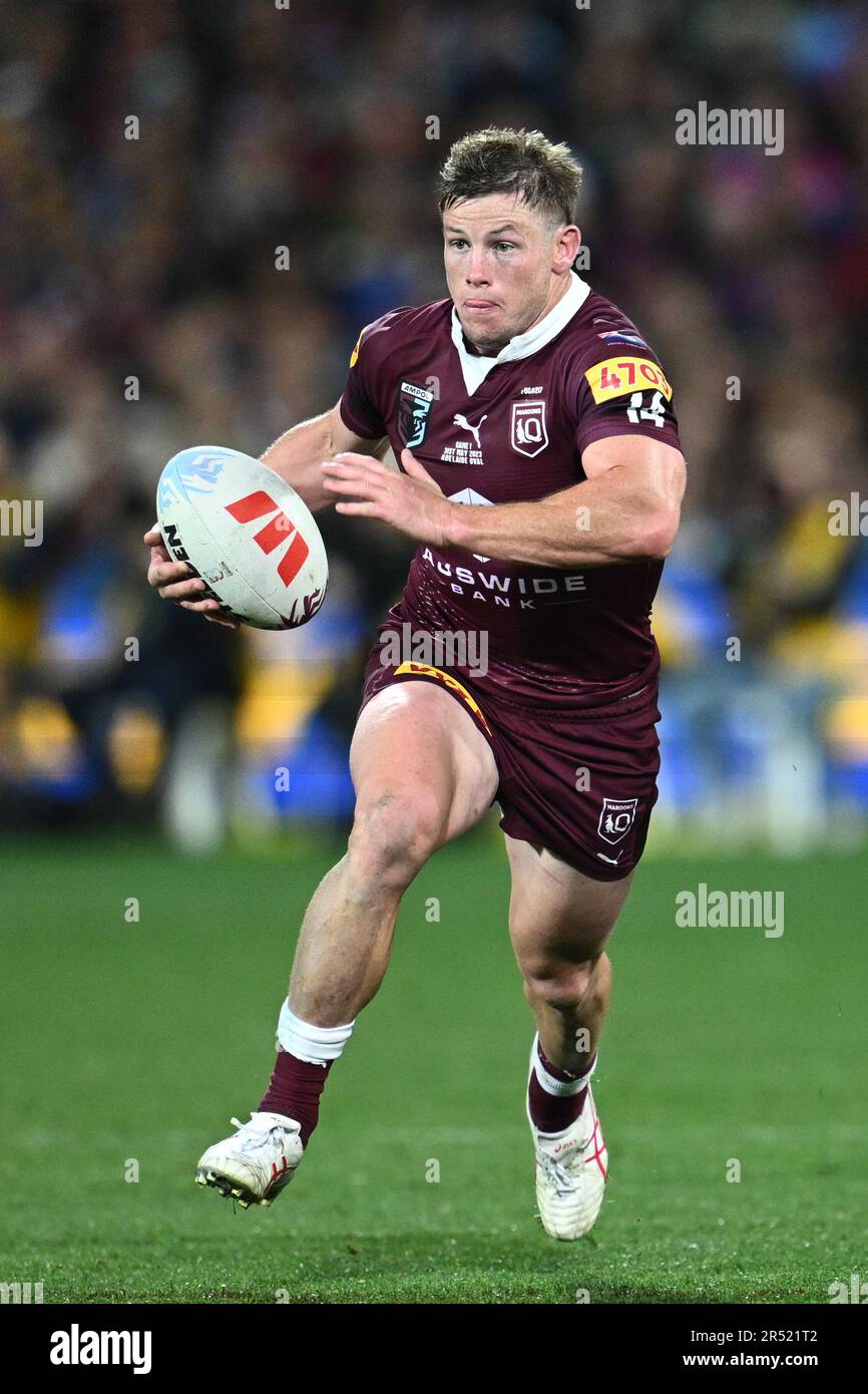 Adelaide, Australia. 28th May, 2023. Harry Grant of the Maroons during ...