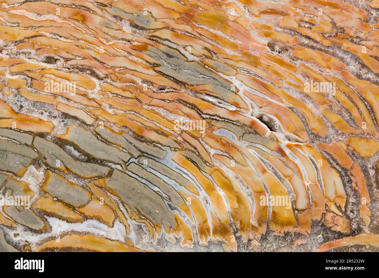 Top view abstract background of textured rough surface of brown onyx ...