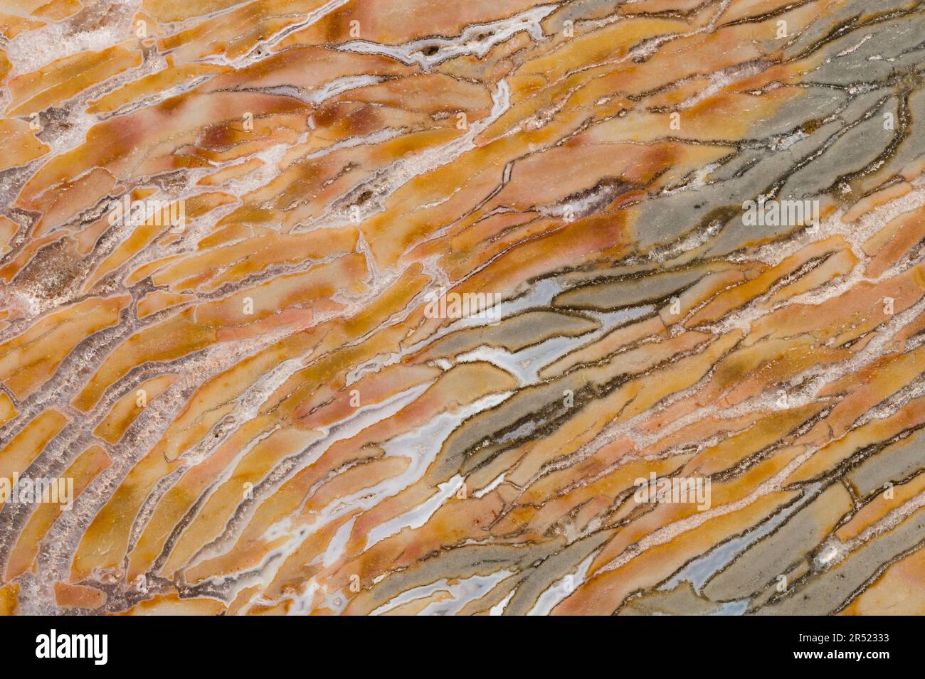 Top view abstract background of textured rough surface of brown onyx ...