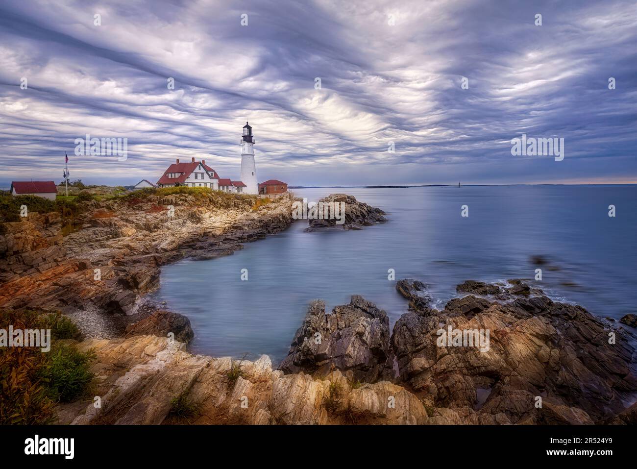 Portland Head Light ME - View to Portland Head Lighthouse in Portland ...