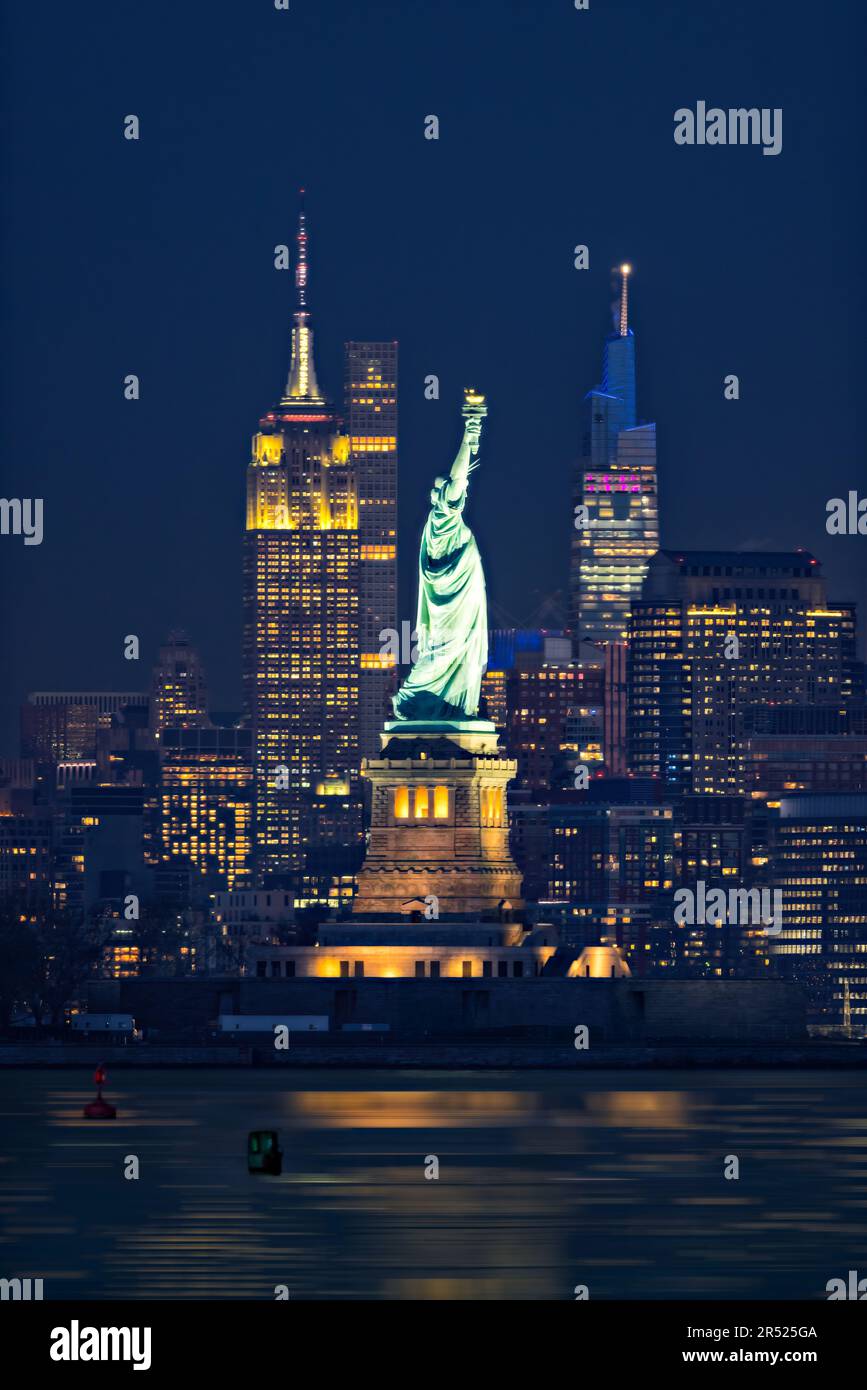 NYC Skyline Icons - View to a few of New York City's classic iconic ...