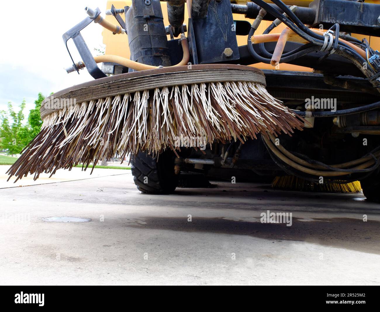 Street sweeper truck detail hi-res stock photography and images - Alamy
