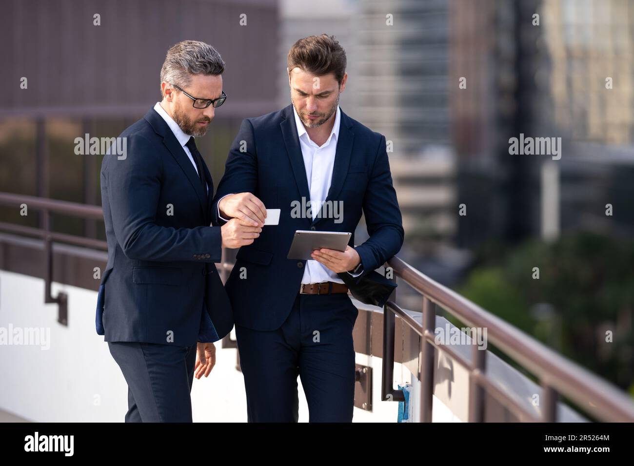 Business team, teamwork and collaboration. Business men team using ...