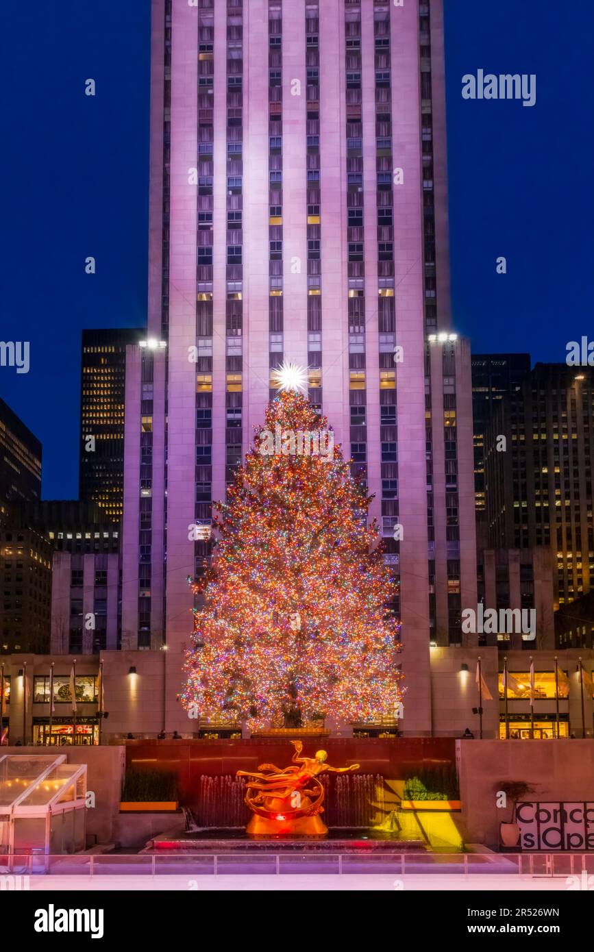 Rockefeller noël hi-res stock photography and images - Alamy