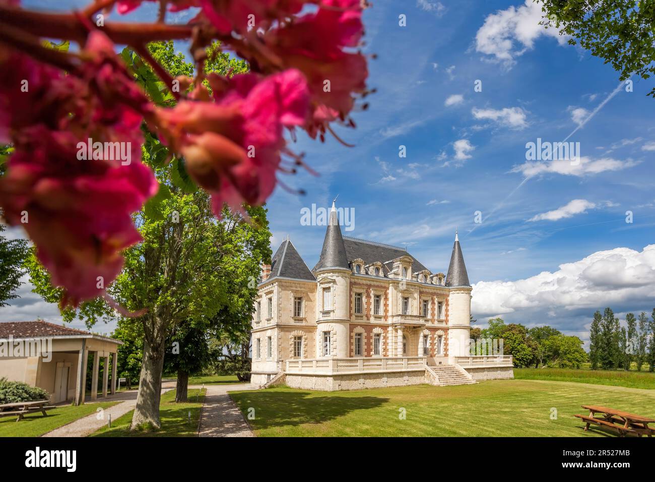 BORDEAUX, FRANCE -5 MAY 2023: Chateau Lamothe Bergeron - one of the ...