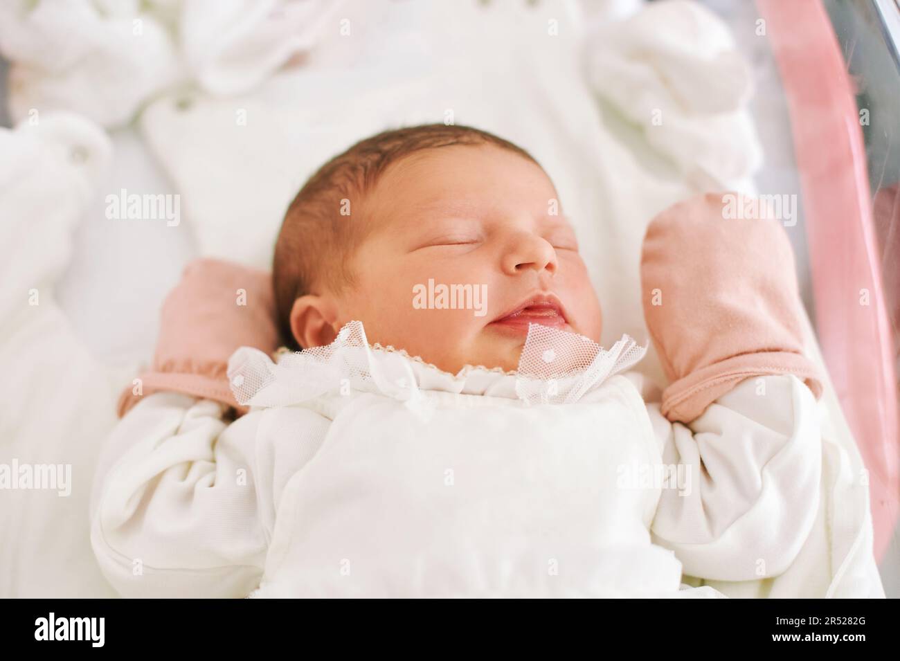 Baby hospital crib hi-res stock photography and images - Alamy