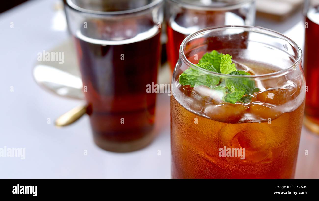 Food refreshing iced tea hi-res stock photography and images - Alamy