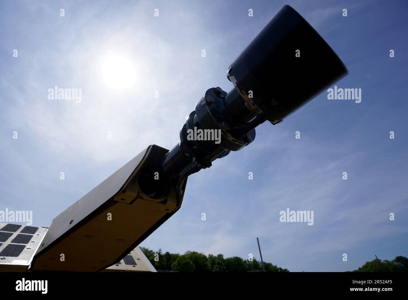 Todendorf, Germany. 31st May, 2023. A gun of the Mantis (Modular ...