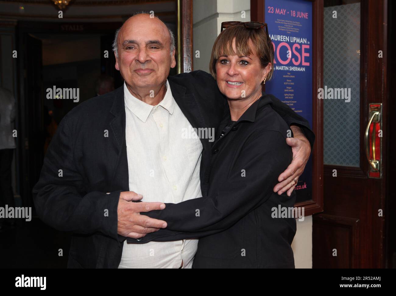 London, UK. Peter Polycarpou at the Rose press night. The Ambassadors ...