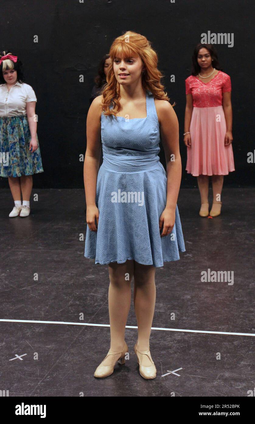 Renee Rapp rehearsing the Medley Group Session in Burrows Theater at ...