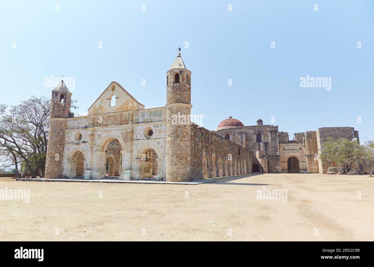 The Ex-Convent of Cuilapam de Guerrero in Oaxaca, Mexico, built in the ...