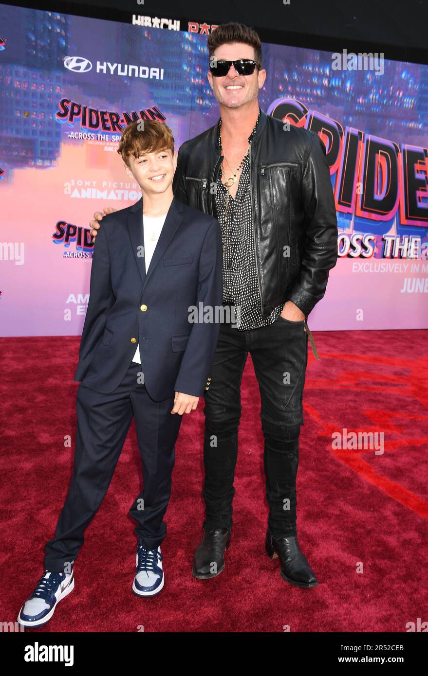 LOS ANGELES, CA - MAY 30: Julian Fuego Thicke, Robin Thicke attends the ...