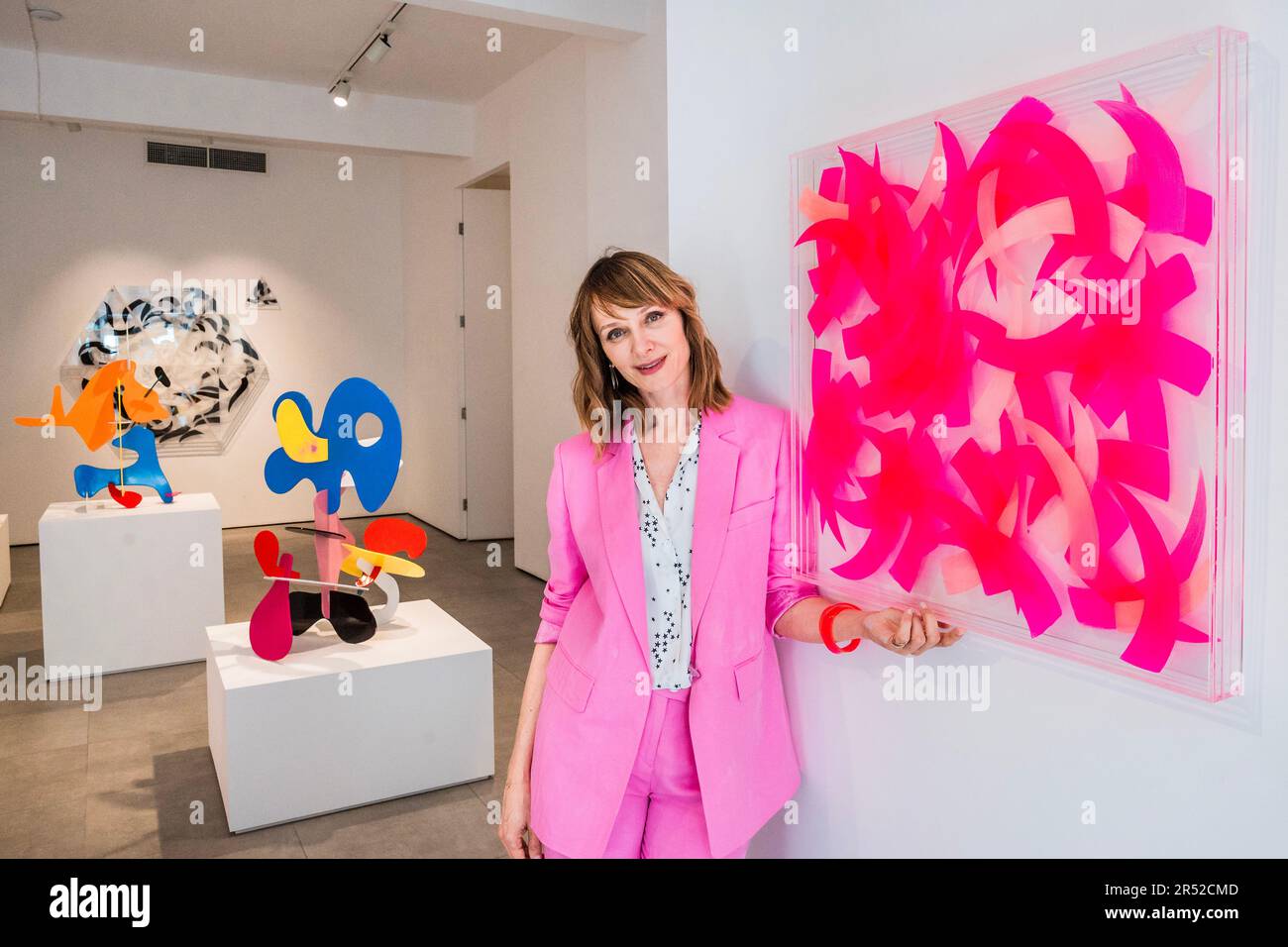 London, UK. 31st May, 2023. Pink Chaos, 2023, by Brigita Huemer ...