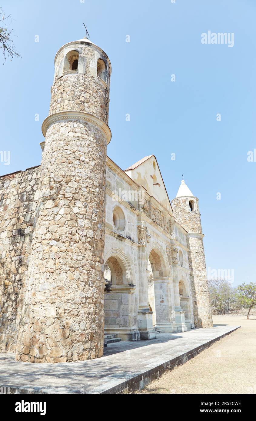 The Ex-Convent of Cuilapam de Guerrero in Oaxaca, Mexico, built in the ...