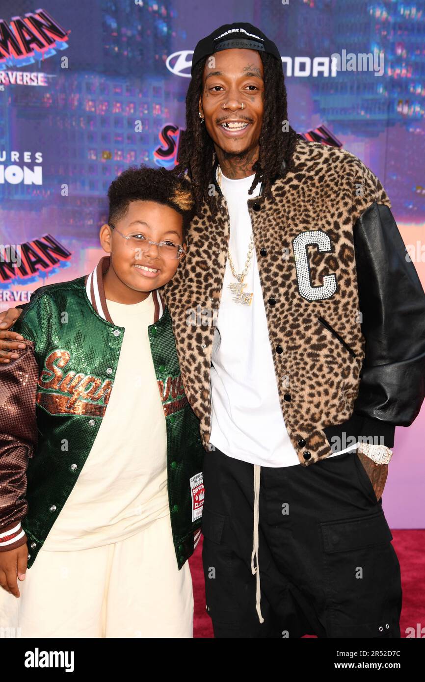 LOS ANGELES, CA - MAY 30: (L-R) Sebastian Taylor Thomaz and Wiz Khalifa ...