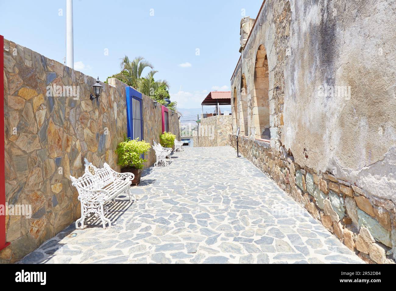 The Ex-Convent of Cuilapam de Guerrero in Oaxaca, Mexico, built in the ...
