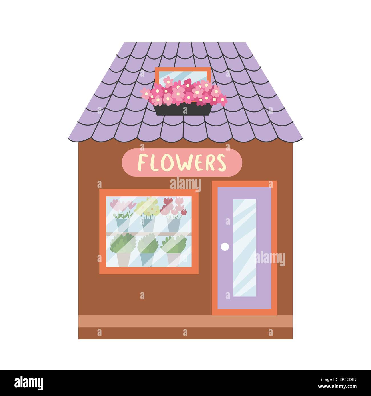 Flower market fair Stock Vector Images - Alamy