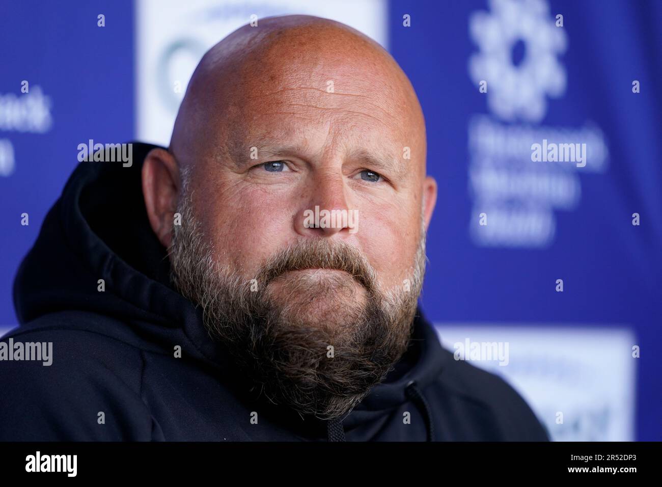 New York Giants head coach Brian Daboll speaks to members of the media ...