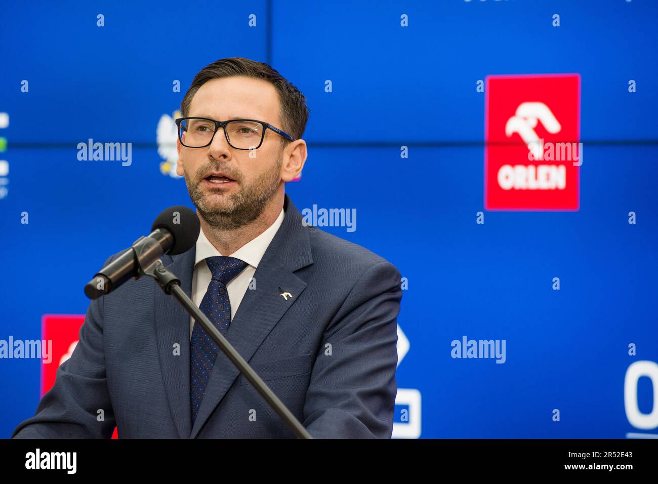 The president of Orlen Polish Oil Company (PKN Orlen) - Daniel Obajtek ...