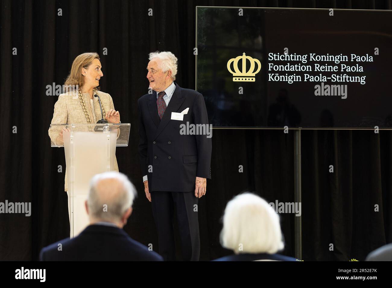 Brussels, Belgium. 31st May, 2023. Princess Claire of Belgium and Count ...