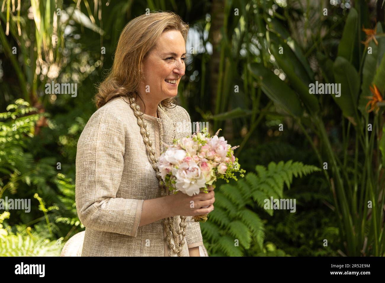 Brussels, Belgium. 31st May, 2023. Princess Claire of Belgium pictured ...