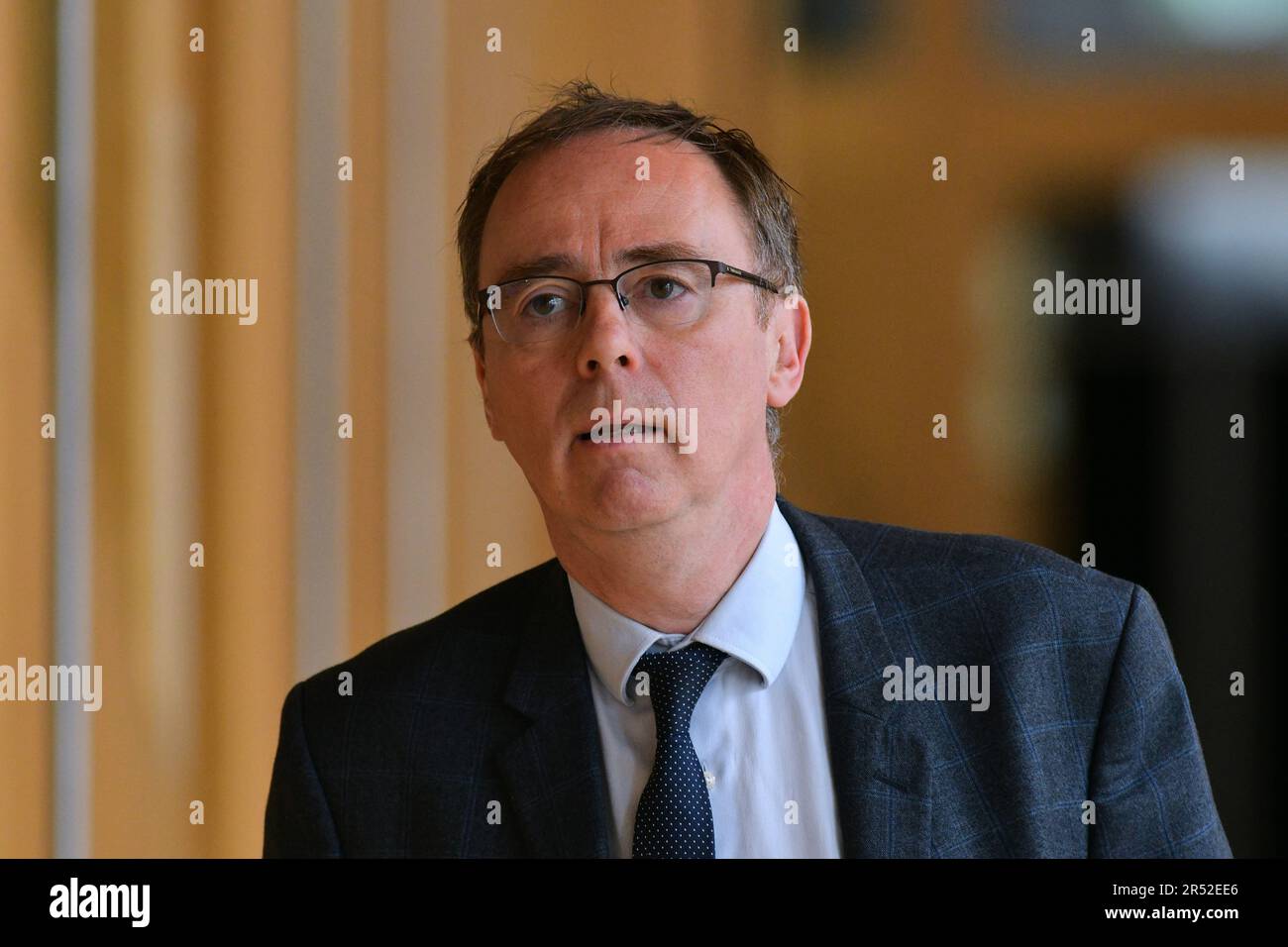 Edinburgh Scotland, UK 31 May 2023. Alasdair Allan MSP at the Scottish ...
