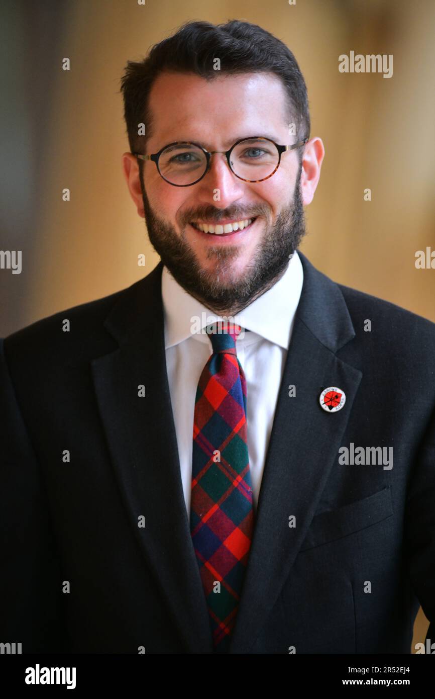 Edinburgh Scotland, UK 31 May 2023. Paul Sweeney MSP at the Scottish Parliament. credit sst ...