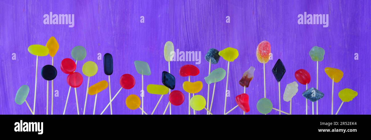 gummy candies, colorful jelly fruit gums, sweet food, close up ...