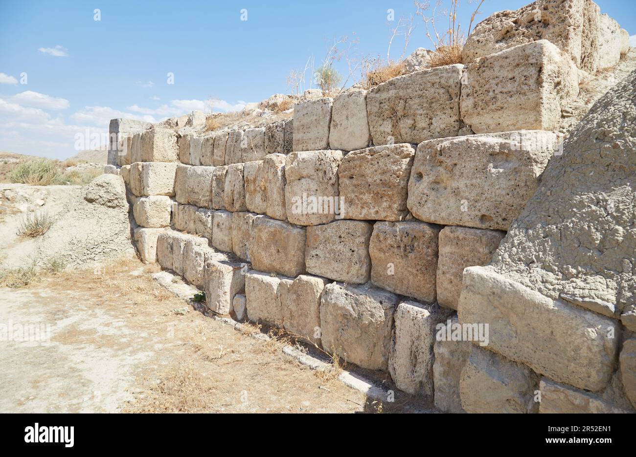 The ancient Urartian fotress of Cavustepe, outside of Van in eastern ...