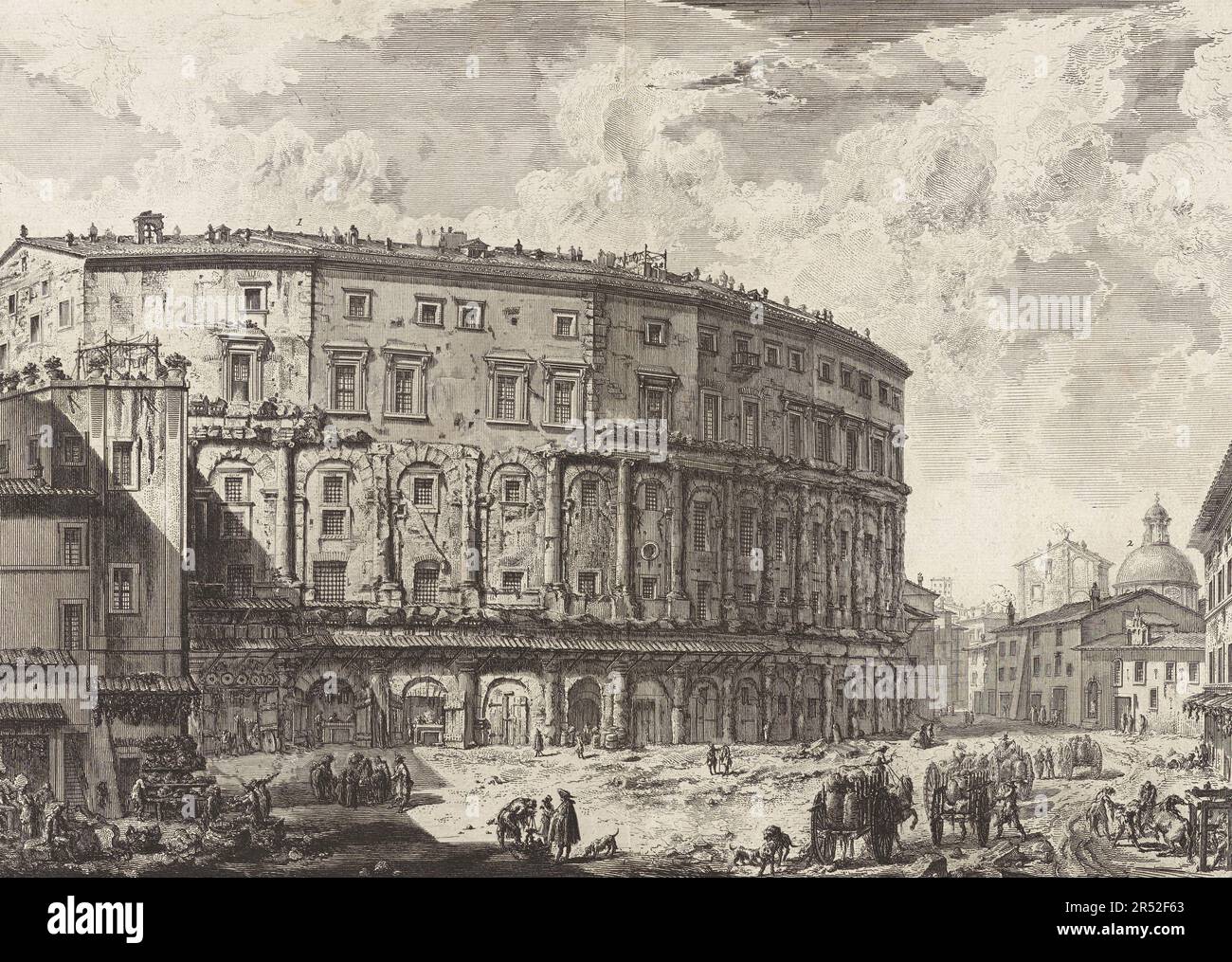 Antikes Rom, Marcellustheater war ein Theater im antiken Rom, das heute ...