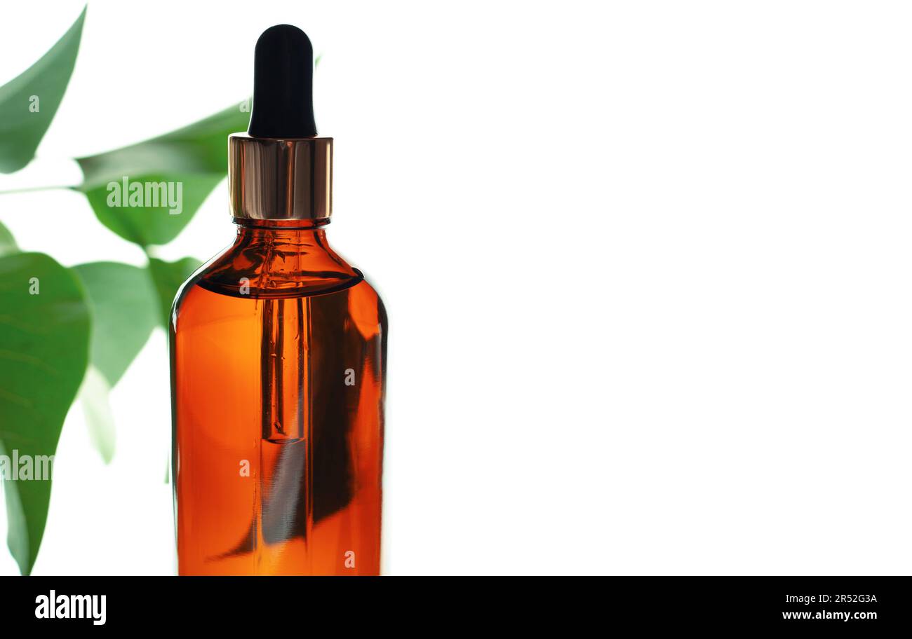 Natural remedies, aromatherapy - dropper & bottle. Organic bio ...