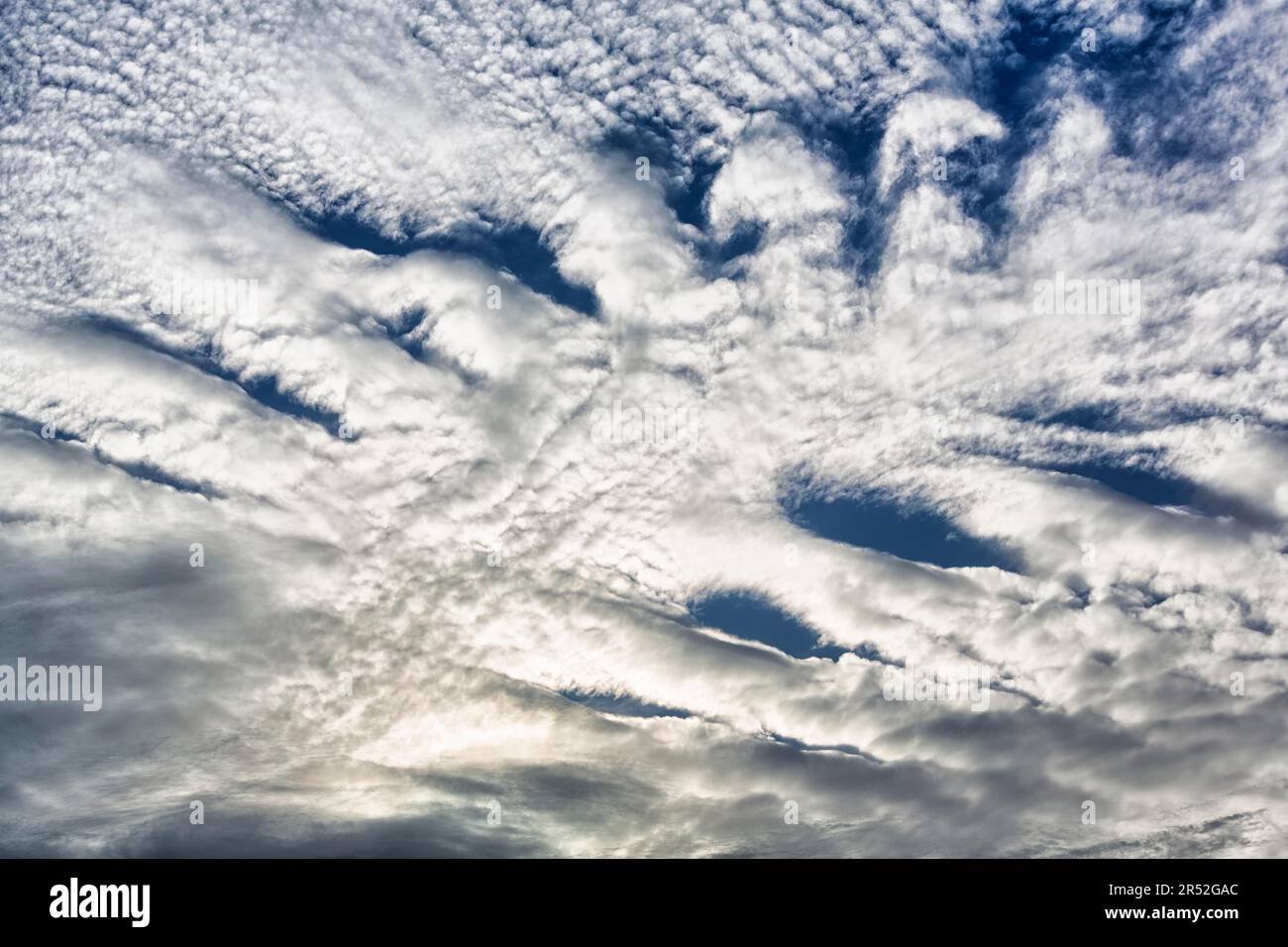 Cirrocumulus, special cloud formation, England, Great Britain Stock ...