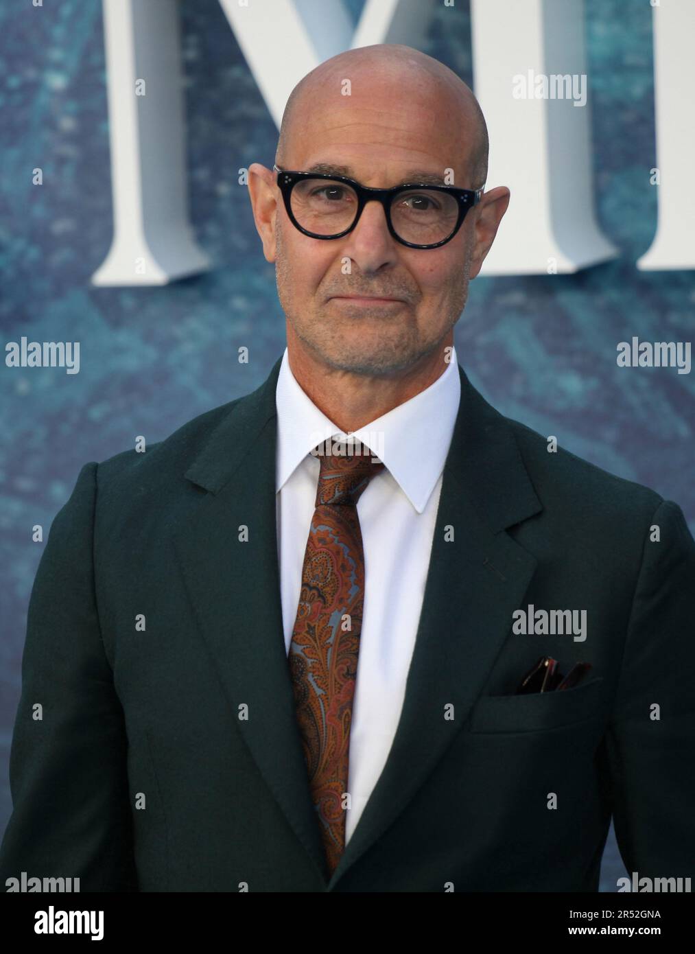 London, UK. Stanley Tucci at The Little Mermaid UK Premiere. Odeon Luxe ...