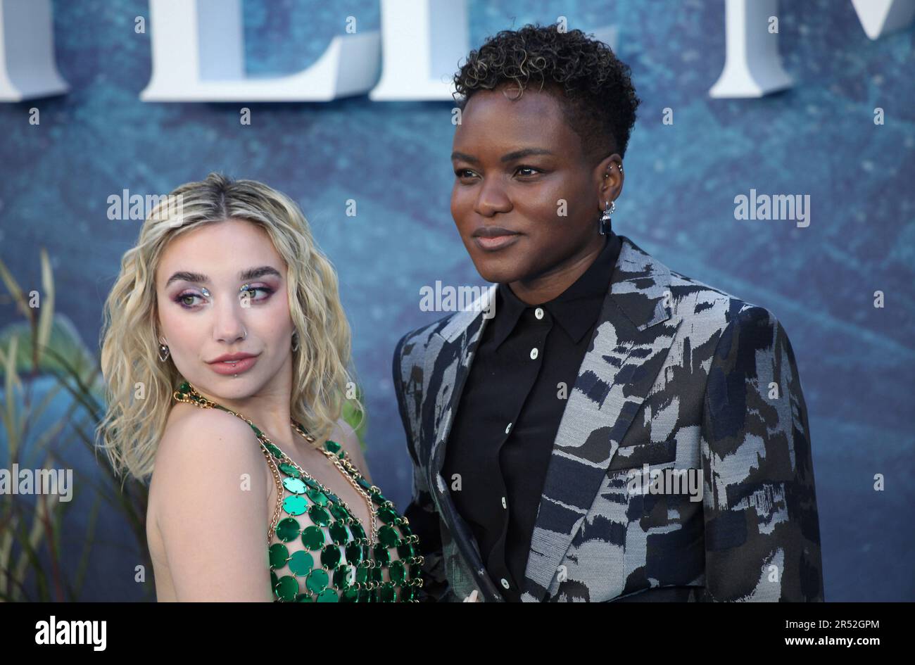 London, UK. Ella Baig and Nicola Adams at The Little Mermaid UK ...