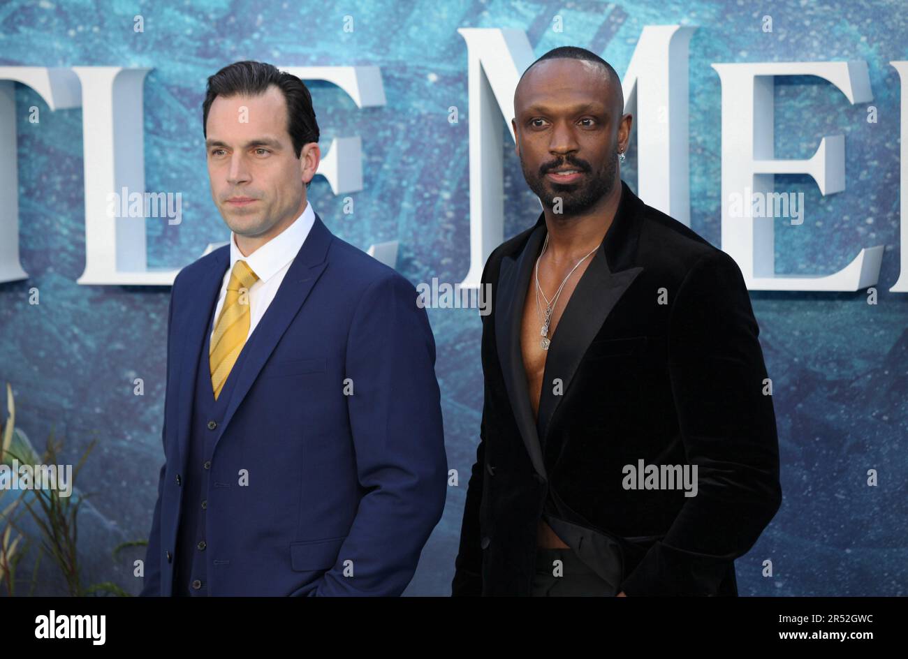 London, UK. Russell Balogh and Adrian Christopher at The Little Mermaid ...