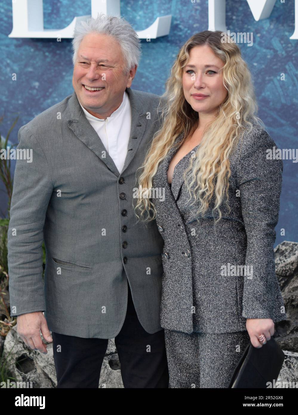 London, UK. Alan Manken and Anna Rose Menken at The Little Mermaid UK ...