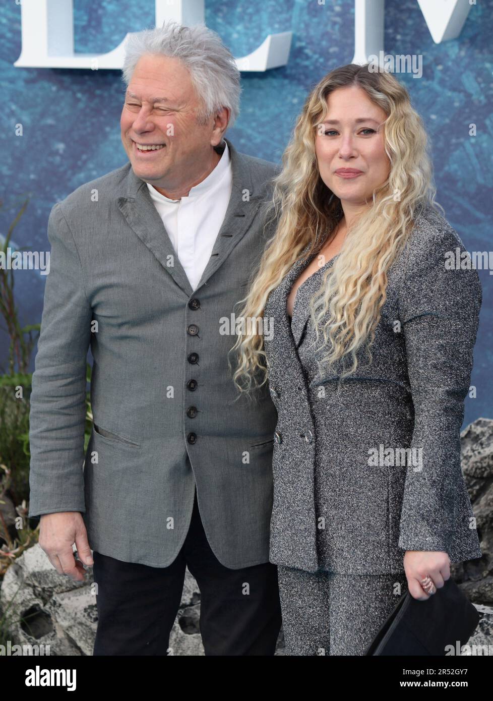 London, UK. Alan Manken and Anna Rose Menken at The Little Mermaid UK ...