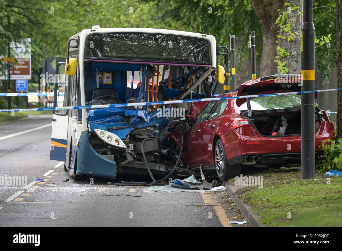Bus crash birmingham hi-res stock photography and images - Alamy