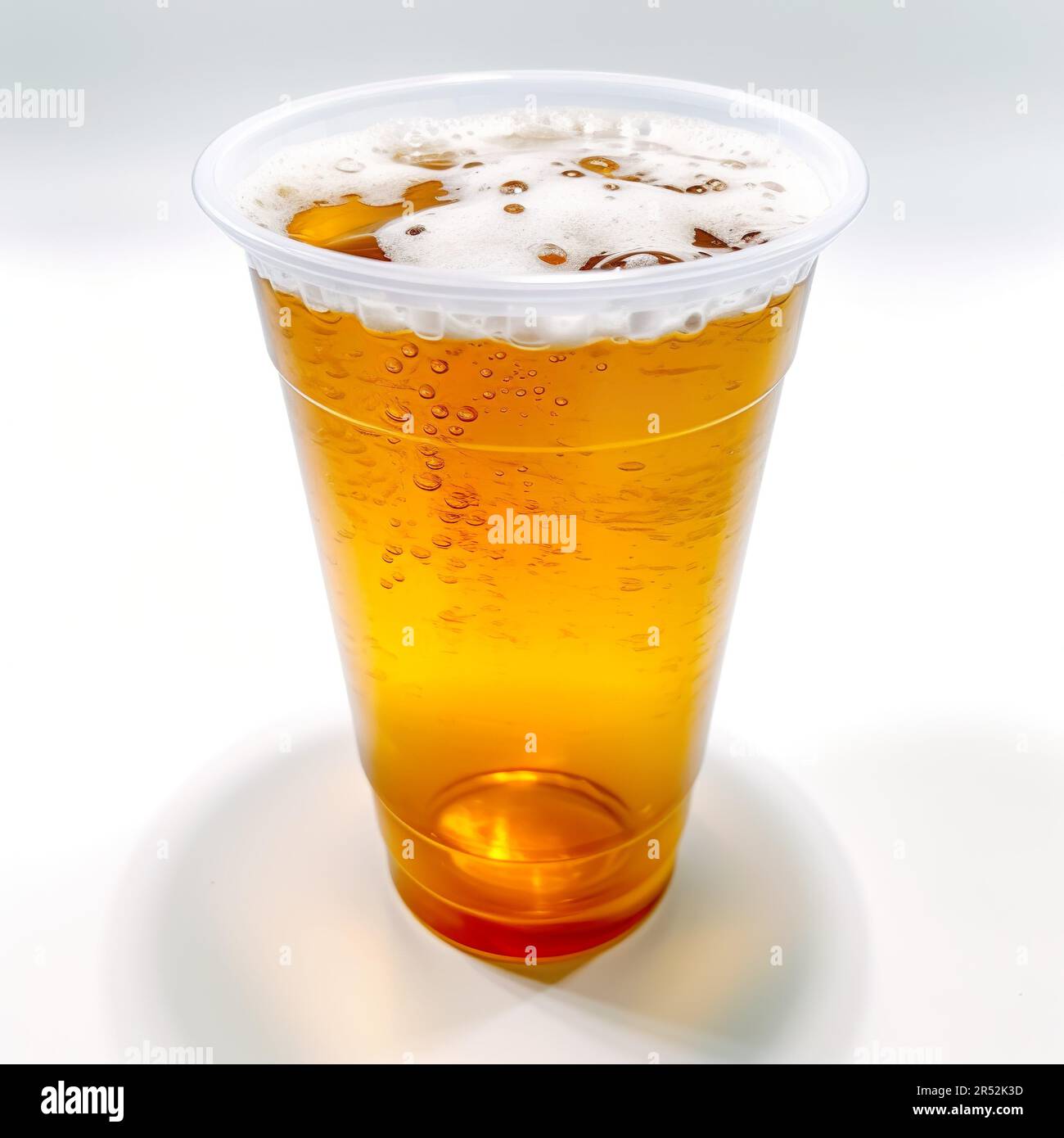 Golden lager beer in disposable hi-res stock photography and images - Alamy