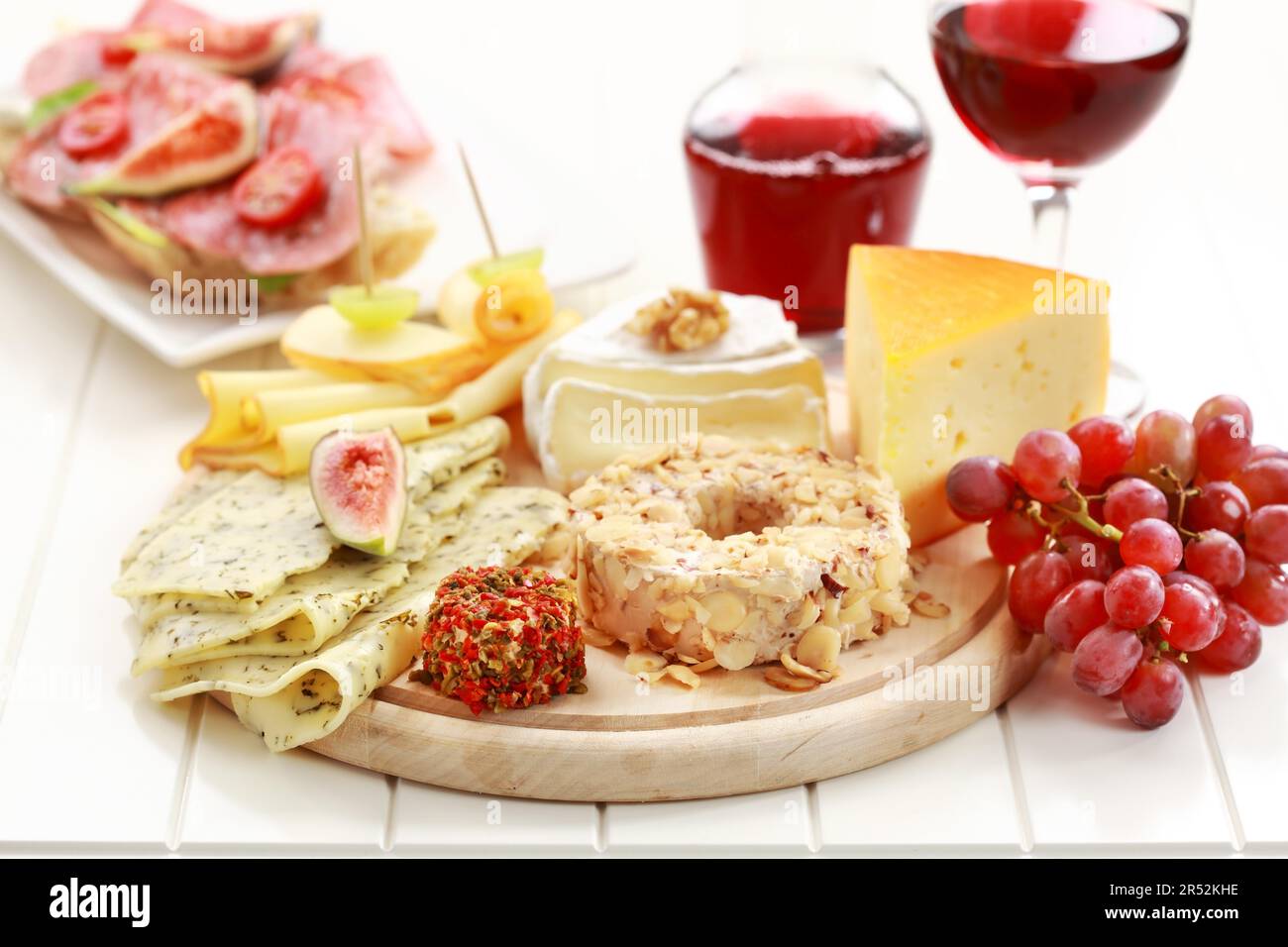 Antipasto platter wine hi-res stock photography and images - Alamy