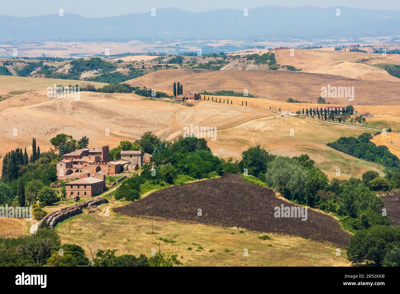 Summer season in Tuscan country, close to Siena Stock Photo - Alamy