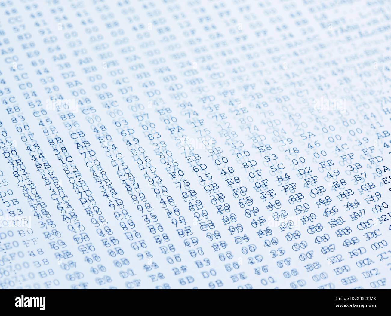 Codes background in blue tone Stock Photo - Alamy