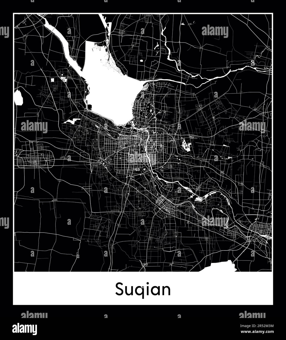 Suqian map hi-res stock photography and images - Alamy