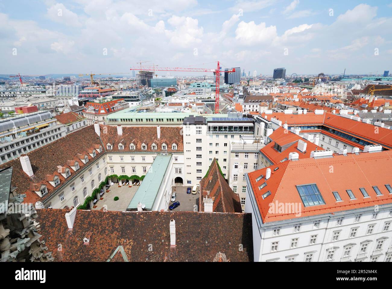 Vienna austria aerial panorama hi-res stock photography and images - Alamy