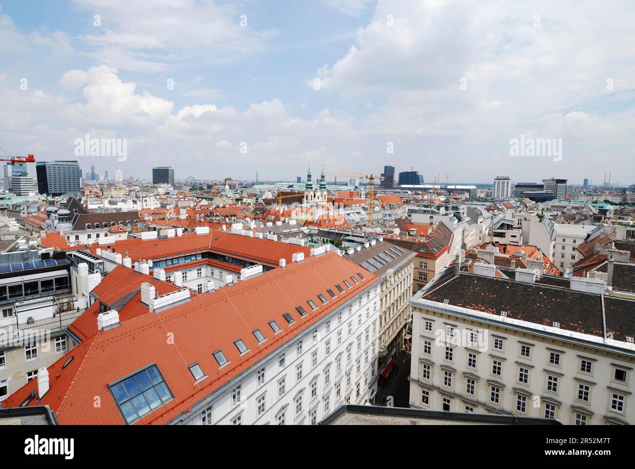Vienna skyline aerial hi-res stock photography and images - Alamy