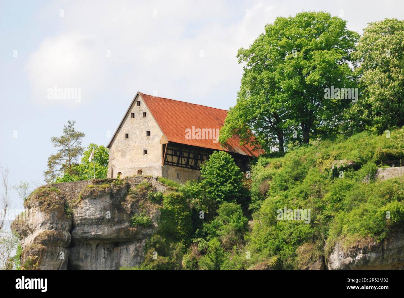 Pottenstein Castle in Franconian Switzerland (Fraenkische Schweiz ...
