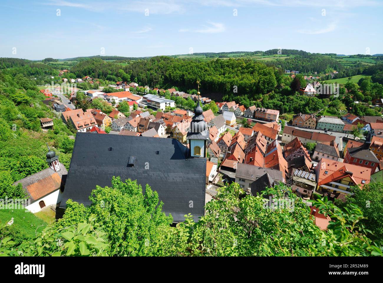Village of Waischenfeld in Franconian Switzerland, Germany Stock Photo ...