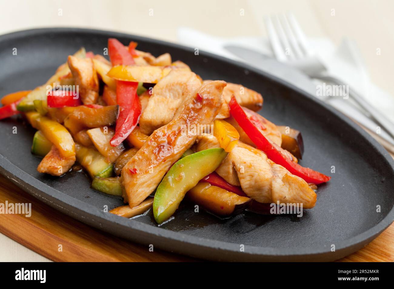Grilled Foods - Meat with Vegetables Stock Photo - Alamy