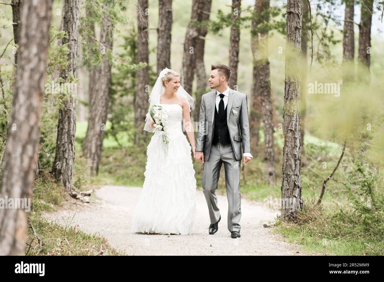 bride and groom couple celebrating their wedding Stock Photo - Alamy