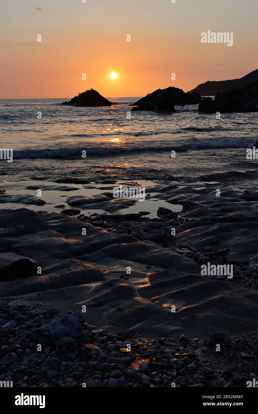 Devon sunset hi-res stock photography and images - Alamy